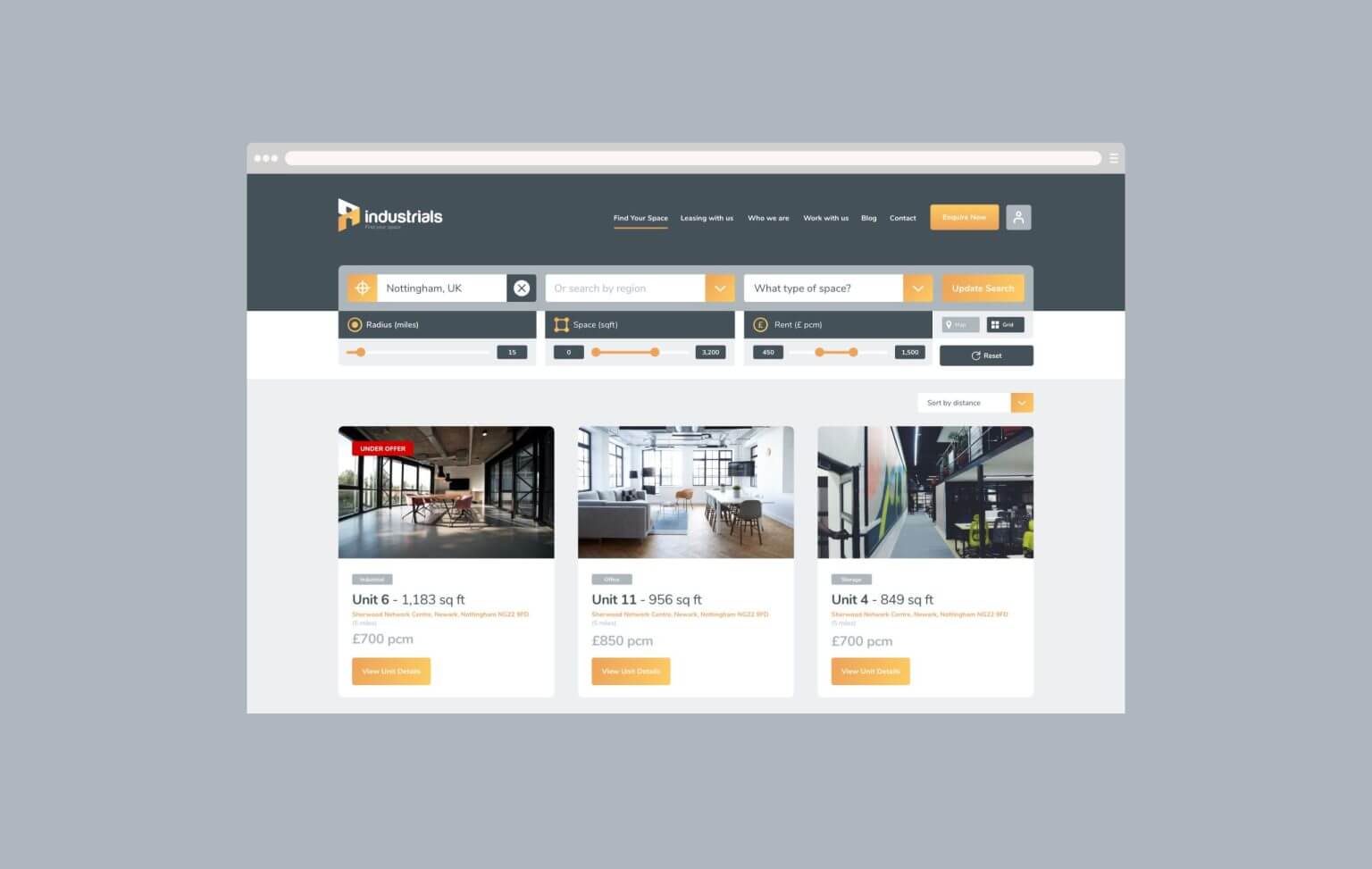 Brand & Website for Multi-let Industrial Provider Industrials | Crux